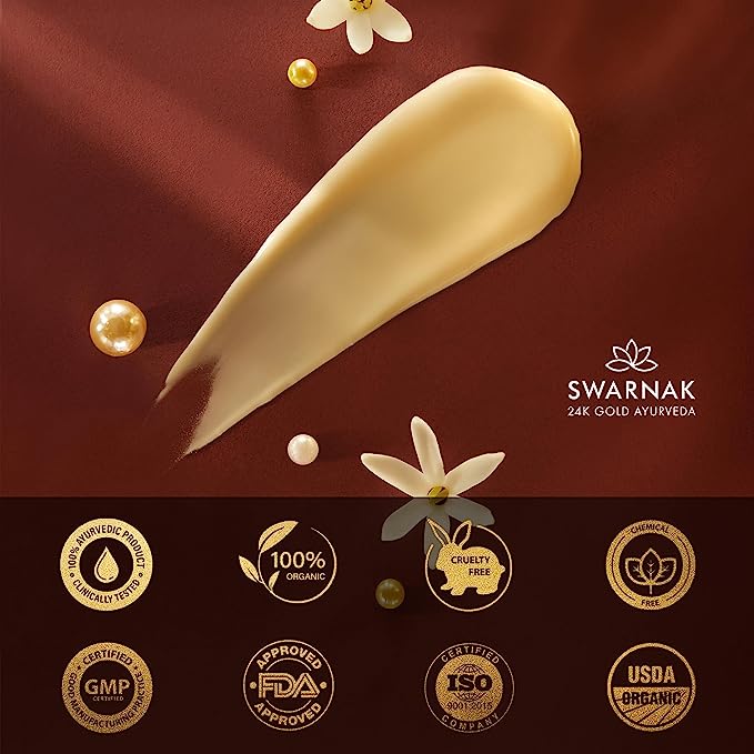 24K Gold Rich Body Cream – Swarnak 24K Gold Ayurveda